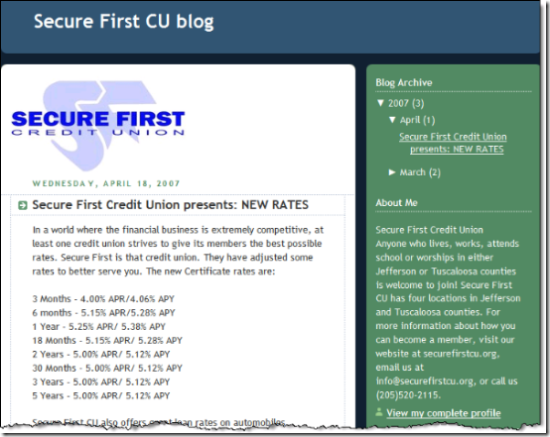 New CU Blogs: Midwest Financial, Old Hickory, and Secure One Credit ...